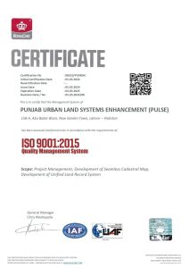 PULSE – Punjab Urban Land Systems Enhancement